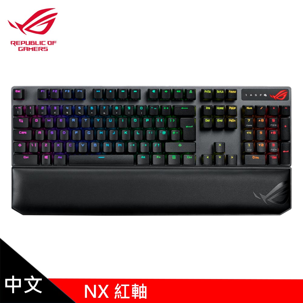 【ASUS 華碩】ROG Strix Scope NX Wireless Deluxe 機械式鍵盤-紅軸-三井3C購物網