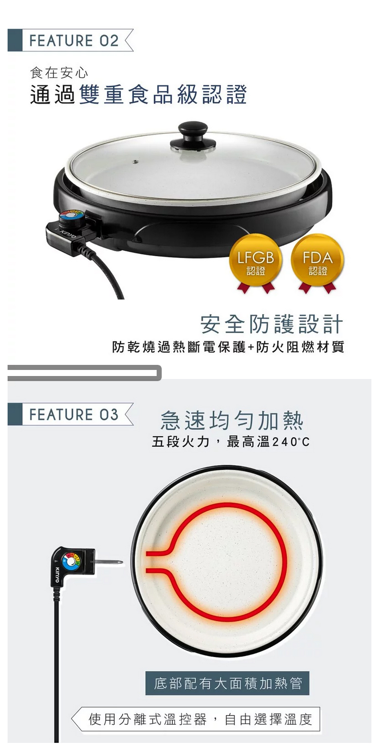 【KINYO】麥飯石電烤盤 37cm [BP-069]推薦 | friDay購物 | LINE購物